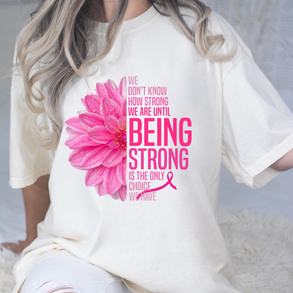 Strong flower DTF Print – Crawford Country Store