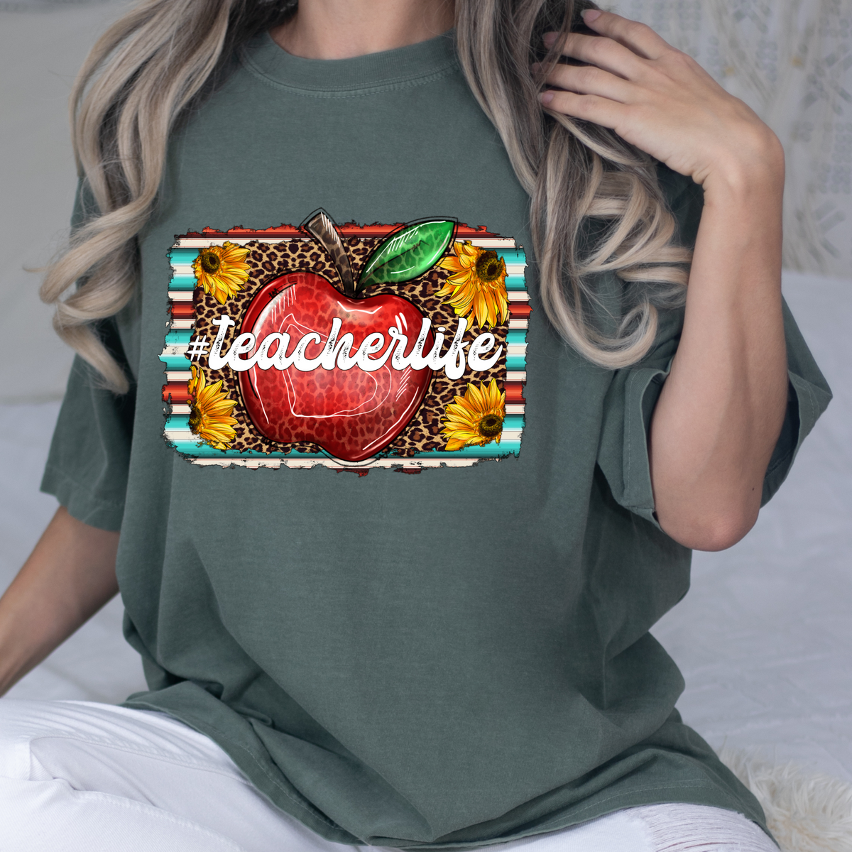 #teacherlife DTF Print – Crawford Country Store