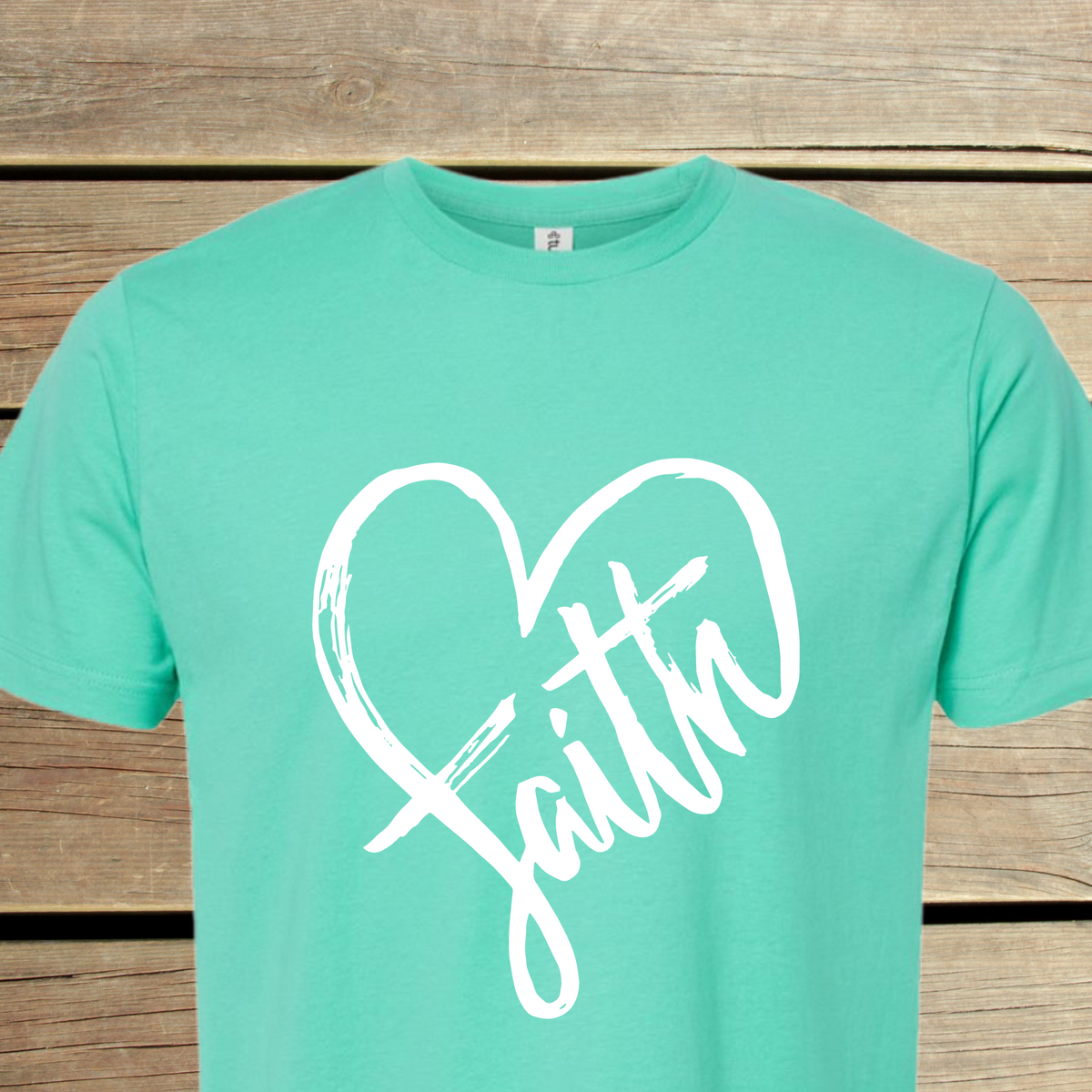 Faith Heart DTF Print – Crawford Country Store